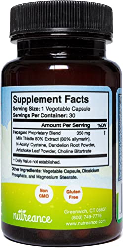 Hepagard - Natural Liver Support Supplement with N-Acetyl Cysteine (NAC ...
