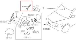 Amazon.com: Nissan Cvr Inside Mirr - 96329-ja00a: Automotive