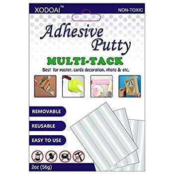 Amazon.com : Adhesive Putty, XUDOAI Removable White Picture Poster ...