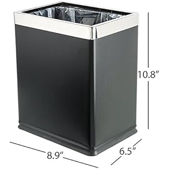 Amazon.com: Bennett Magnificent Designed "Triangle Shape" Wastebasket ...