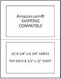 Amazon.com : 50 Sheets 4.25 X 6.75 Stamps.COM Amazon SDC-1200 ...