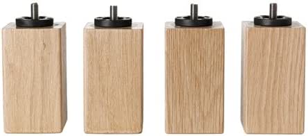 Amazon.com: IKEA BURFJORD 3 7/8" BEDROOM Bed Risers - Best Natural Wood ...