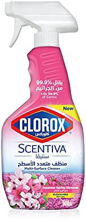 Clorox Scentiva Spray, Multi-Surface Cleaner 500ml, Japanese Spring ...