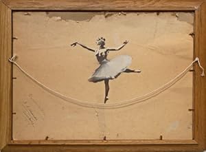imagenation Banksy - Ballet Rope Dancer - 100% Cotton Framed Canvas Art ...