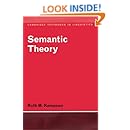Semantic Theory (Cambridge Textbooks in Linguistics): Ruth M. Kempson: 9780521292092: Amazon.com ...