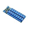 DC 12V Relay Module 16 Channel MODBUS RTU RS485 Relay Board PLC ...