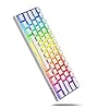 Tezarre RGB Backlit 60% Mechanical Gaming Keyboard, Mini Compact 61 ...