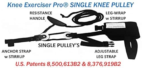 Knee Exerciser Pro Single Knee Pulley: Knee Replacement Therapy, TKA ...