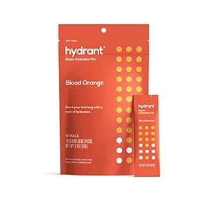 Hydrant Blood Orange Rapid Hydration Drink Mix, Electrolyte Powder ...