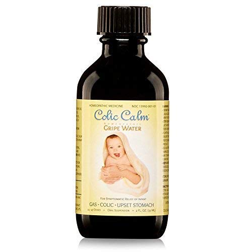 Colic Calm Homeopathic Gripe Water, Colic & Infant Gas Relief Drops, 2 Ounce