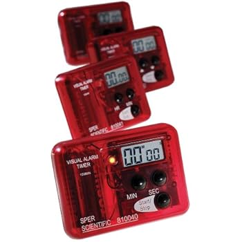 Amazon.com: Timer: 99 Minute with Flashing Light/Alarm - Sper ...