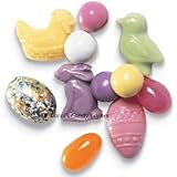 Amazon.com : Easter Bunnies Mellowcreme Candy (1 Lb - 95 Pcs) : Hard ...