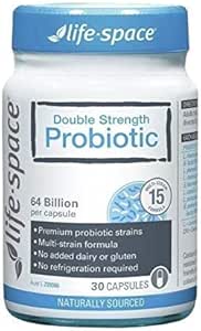 Life Space Adult Double Strength 64 Billion Probiotic Capsules, 30 ...
