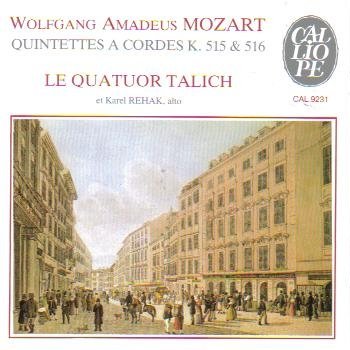 Le Quatuor Talich, Mozart - Mozart: String Quintets K 515 & 516 ...