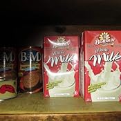 Amazon.com : Borden Shelf Stable Whole White Milk 32oz. - 6 Unit Pack ...
