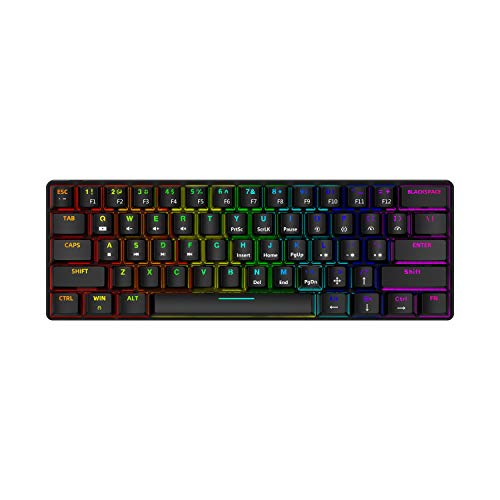 DUKHARO Smart Duck XS61 60% Ultra-Compact Mechanical Gaming Keyboard ...