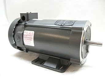 BALDOR CDP3445 56C Frame TEFC DC Motor, 1 hp, 1750 rpm, 3435P, F1, 90V ...