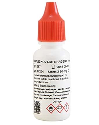 Indole, Kovac's Reagent, for Tube Test, 15ml, by Hardy Diagnostics ...