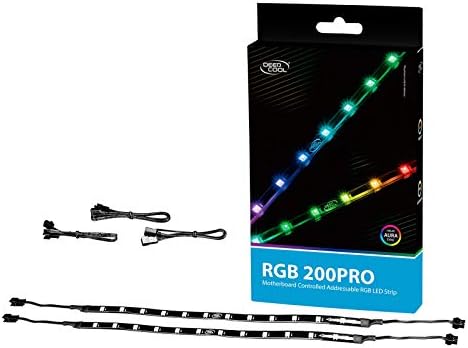 DEEPCOOL DEEPCOOL RGB 200PRO Addressable RGB LED Strip, SYNC Controlled ...