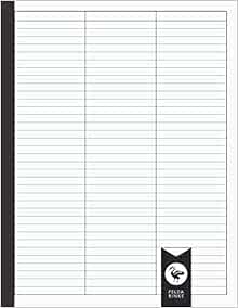 Amazon.com: 3 Column Notebook: Medium Ruled | 8.5" x 11" | 110 Pages ...