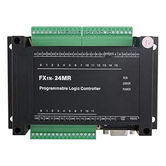 DC 24V PLC Control Programmable Logic Controller FX1N-24MR Industrial ...