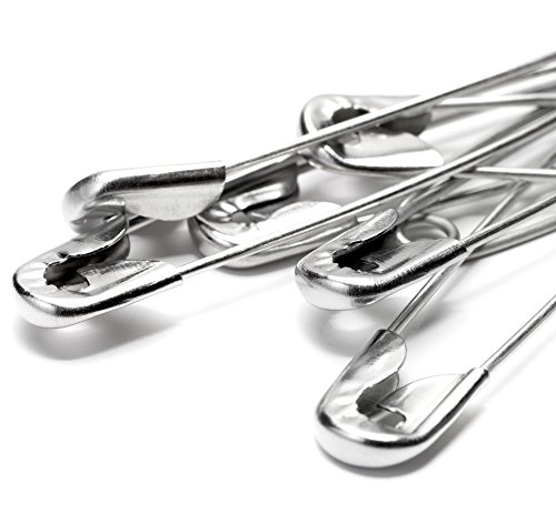 Cousin DIY 2 inch Safety Pins, 2", Silver | Pricepulse