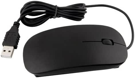 USB Raton con cable optico Mouse Mice Rosa con Rueda para PC negro ...