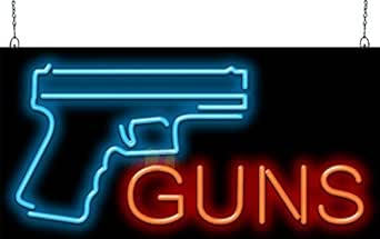 Guns Neon Sign - - Amazon.com