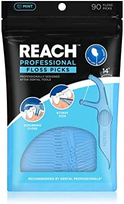 REACH Interdental Flosser Pick | Acute angle for better reach | Dented ...