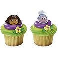 Dora the Explorer and Boots Cupcake Rings - 24 pcs by DecoPac : Toys ...