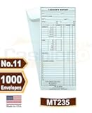 Amazon.com : Cashier Depot MT230 Cashier's Report Envelope, 4 1/2" x 10 ...