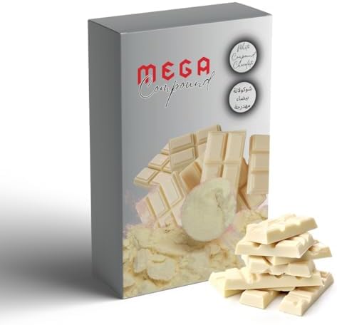 سعر BRANDSFINITY Mega Compound White Chocolate Bar/Block 500gm Bakery ...