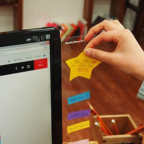 2 Pack Monitor Memo Board,Notepad Message Board,Computer Screen Sticker ...