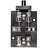 American Educational 7-915 Double Pole Double Throw (DPDT) Knife Switch with Screw Type Binding ...