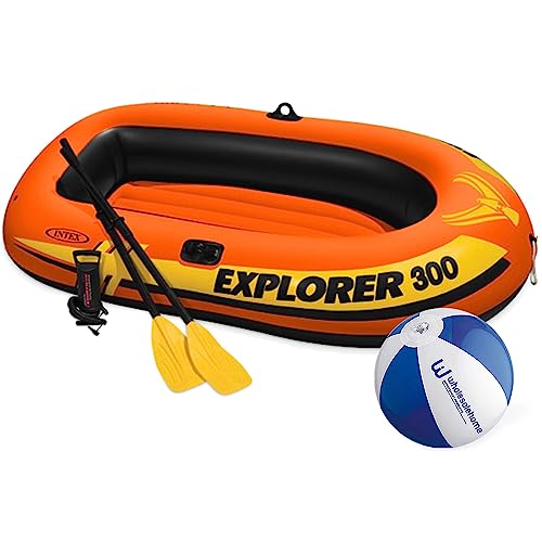 Mua Intex Inflatable Boat Set, 58332EP Explorer 300 Blow up River Raft ...