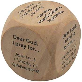 Amazon.com: 1.5" Original Wooden PRAYER CUBE with SIX Prayers, Includes ...