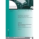 OPHI-II The Occupational Performance History Interview: Interview zur ...