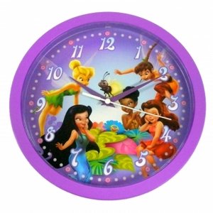 Amazon.com: Disney Fairies Tinkerbell Plastic Wall Clock: Home & Kitchen