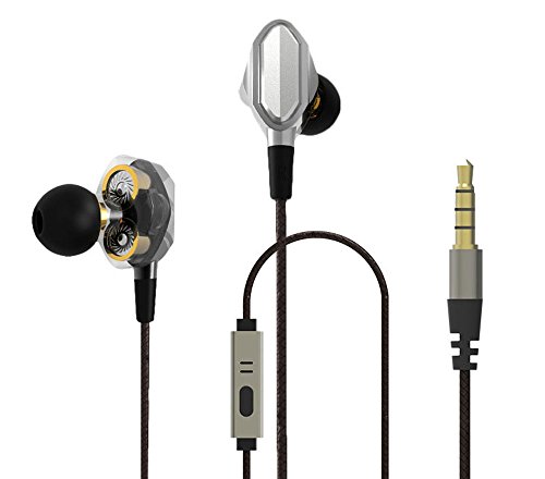 Dynamic Driver Earphones, OKCSC G2 Piston Deep Bass HIFI Perfect Sound ...