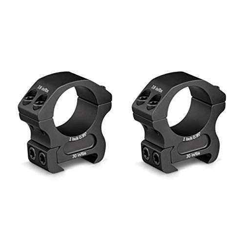 Vortex Optics Pro Series Riflescope Rings - 1 inch - Medium Height [0. ...