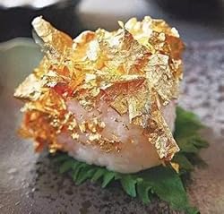 BeePoint 24K Edible Gold Foil Flakes - 30mg Gold Flakes For Cake Decorating, Baking & Cooking ...