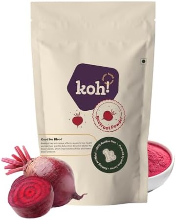 KOH! Beetroot Powder 100g | For Healthy Face, Skin, Hair, Heart Health ...
