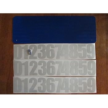 DIY Premium 911 Blue 3M Prismatic Reflective Address Sign Kit. W/ 3 ...