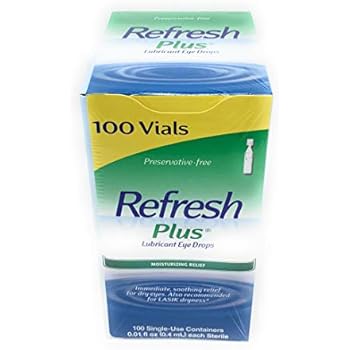 Amazon.com: Refresh Plus Lubricant Eye Drops Long Lasting Relief Plus ...