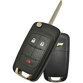 Amazon.com: Folding Replacement Key fob Shell fits for GM Chevrolet ...