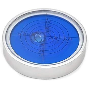 Bullseye Spirit Level Plastic Circular Level, Ø66mm, Yellow Liquid ...