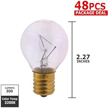 13" XB 40W 120V E17 (Intermediate) Base Clear - - Amazon.com