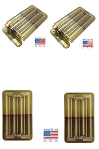 Amazon.com: 4 PC Tactical Battery Case AA AAA CR2 CR123 Batteries Box ...