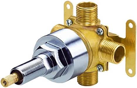 Danze D130000BT Single Handle 4-Port Shower Diverter Valve, Toilet ...