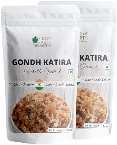 Bliss of Earth Gond Katira Pure Organic Gum, Gond Katira for Bones ...